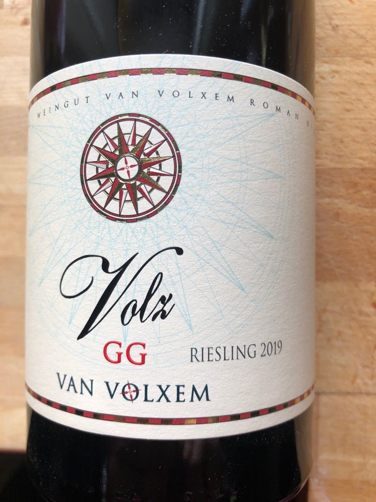 2019 Van Volxem Volz Riesling, Germany, Mosel Saar Ruwer - CellarTracker