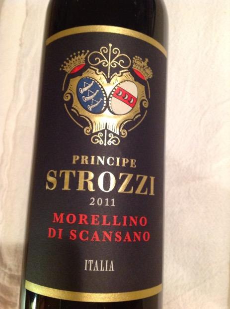 2011 Principe Strozzi Morellino di Scansano, Italy, Tuscany, Maremma ...