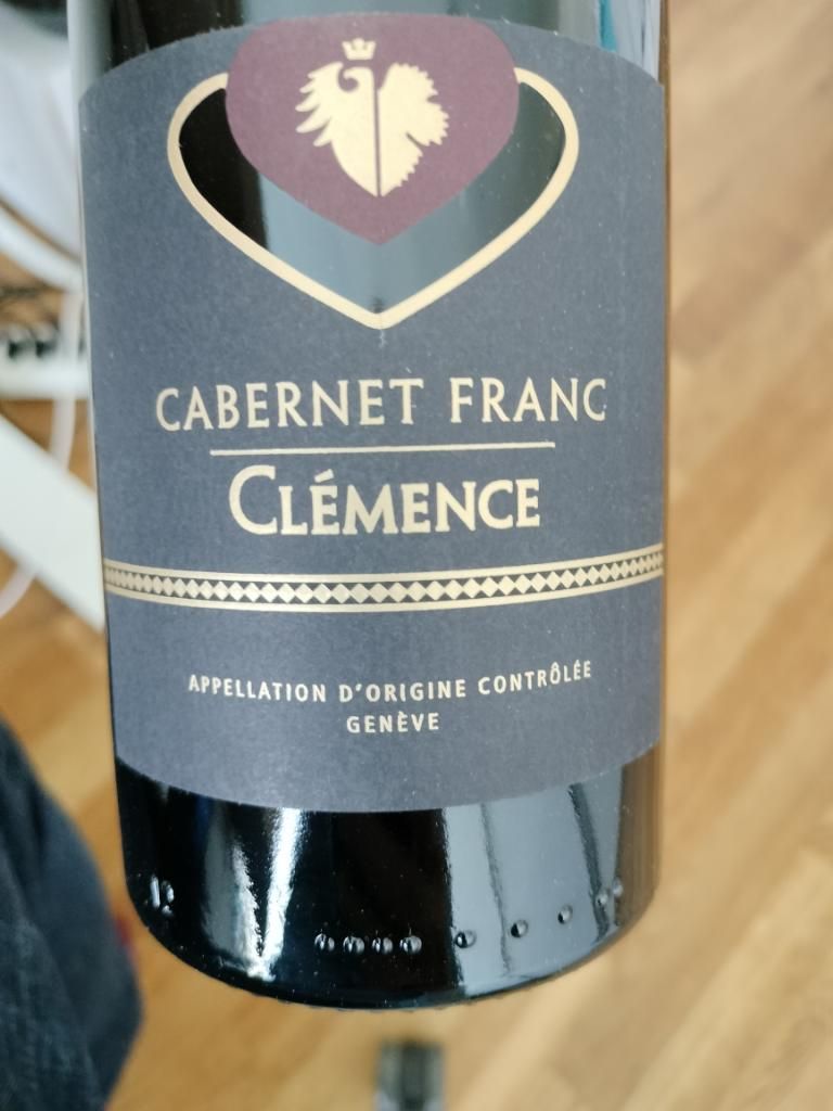 2015 Caves de Genève Cabernet Franc La Clémence, Switzerland, Genève ...