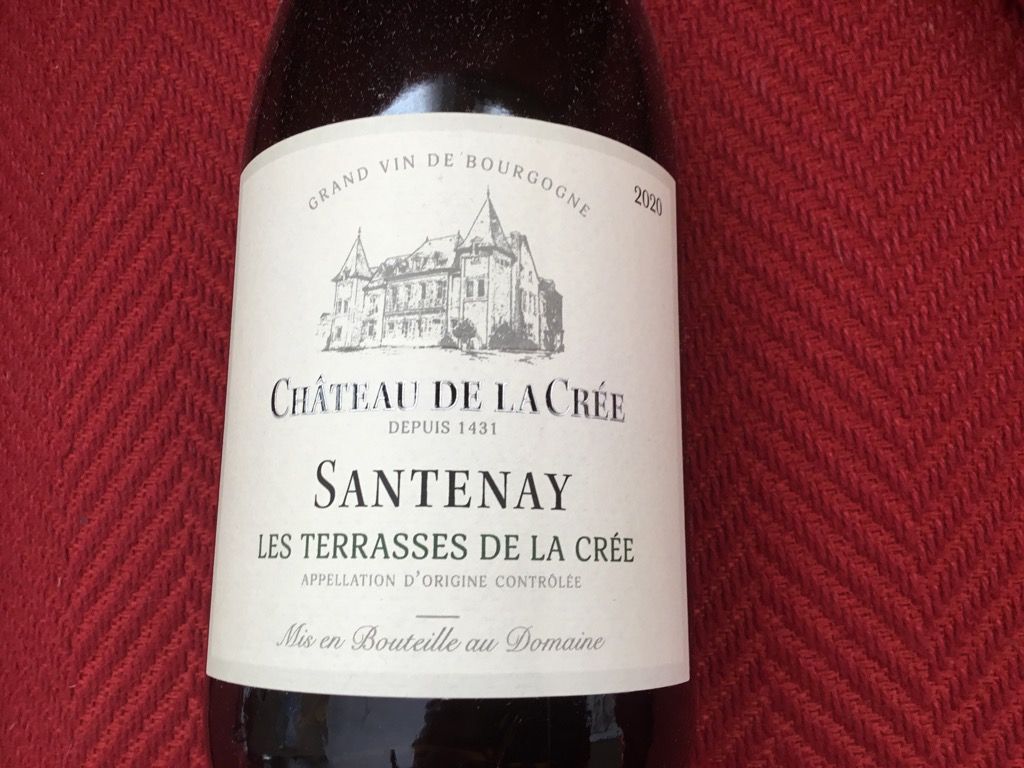 2020 Château de la Crée Santenay Les Terrasses Blanc, France, Burgundy ...