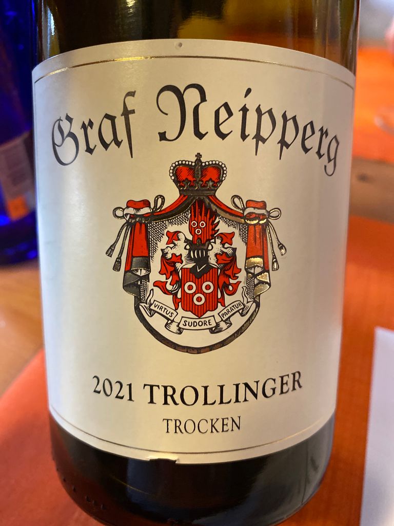 2021 Grafen Neipperg Trollinger trocken, Germany, Württemberg ...
