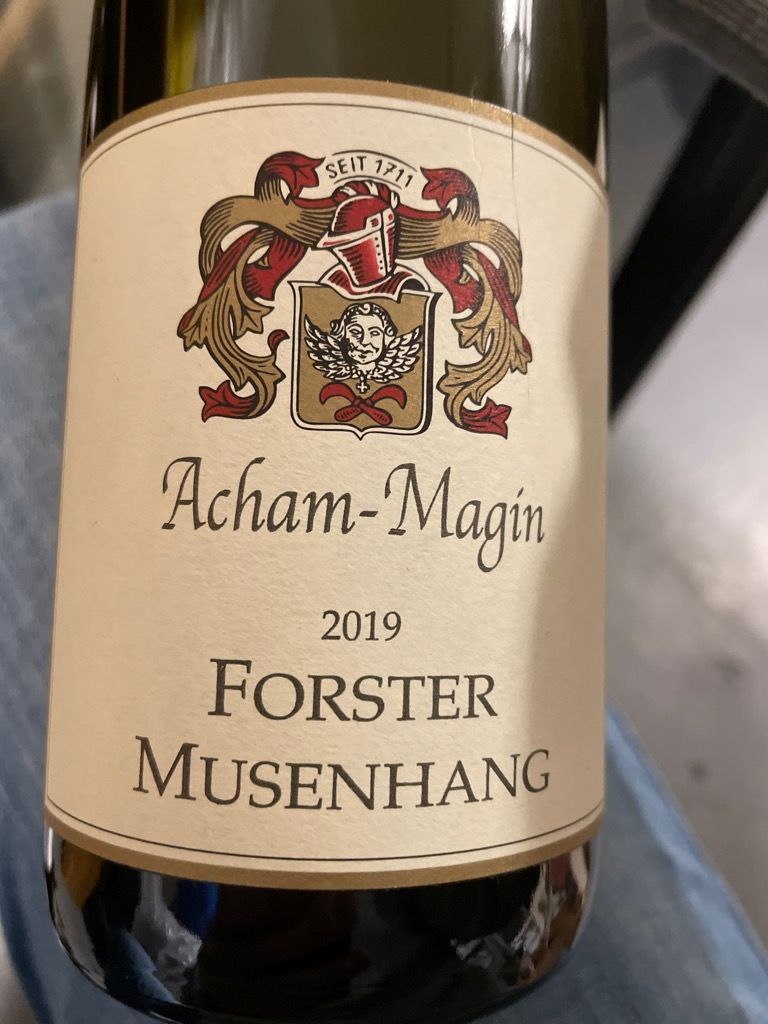 2019 Weingut Acham-Magin Forster Musenhang Riesling trocken, Germany ...