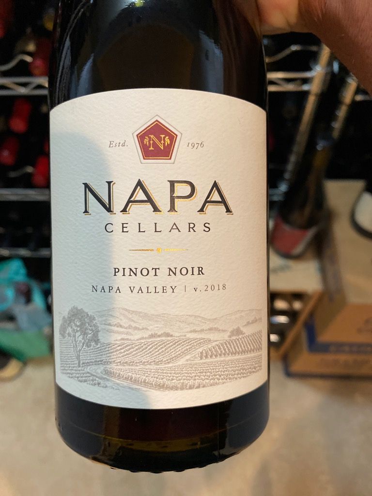 2018 Napa Cellars Pinot Noir, USA, California, Napa Valley - CellarTracker