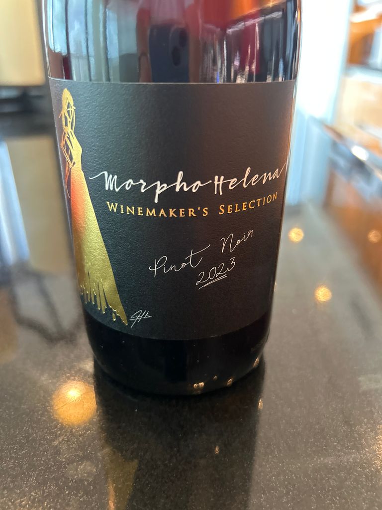 2023 Bodegas y Viñedos De Aguirre Pinot Noir Morpho Helena Winemaker's ...