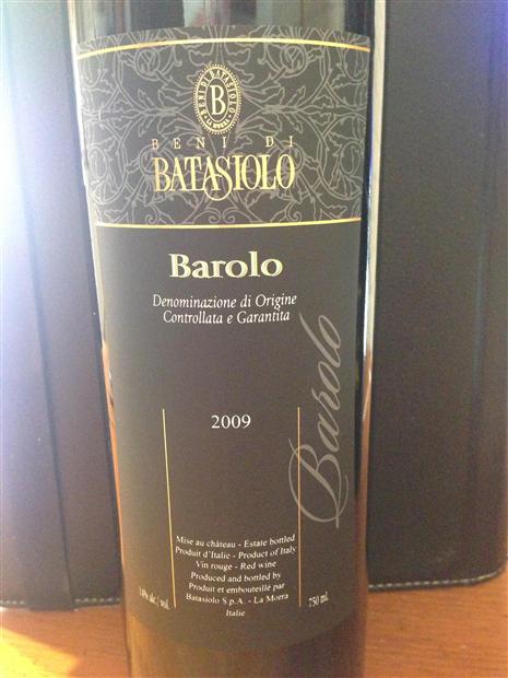 2009 Beni di Batasiolo Barolo, Italy, Piedmont, Langhe, Barolo ...