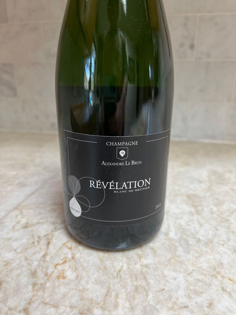 2014 Alexandre Le Brun Champagne Cuvée Revelation, France, Champagne ...