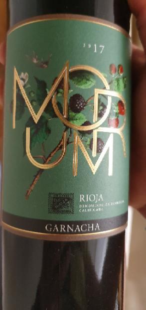 2017 Carlos Rodriguez Garnacha Rioja Morum, Spain, La Rioja, Rioja ...
