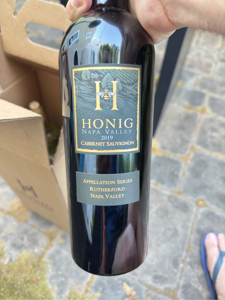 2019 Honig Cabernet Sauvignon Appellation Series Rutherford, USA ...