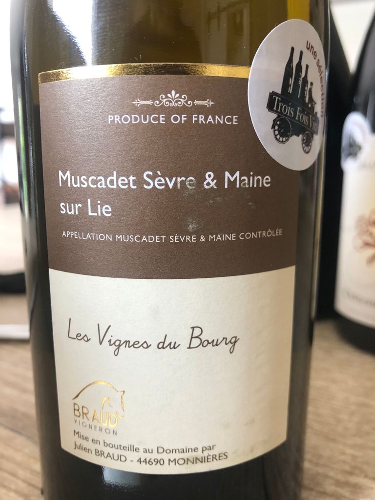 2023 Julien Braud Muscadet de Sèvre-et-Maine sur lie, France, Loire ...
