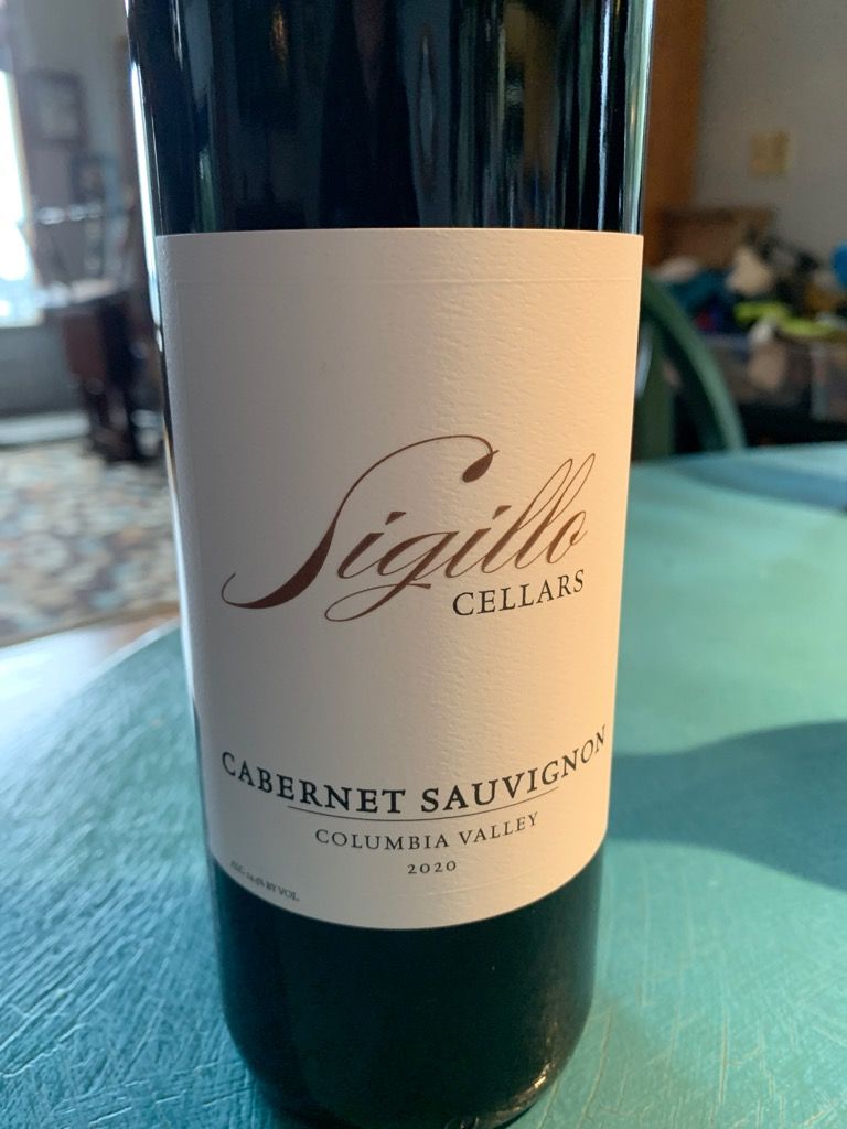 2020 Sigillo Cellars Cabernet Sauvignon, USA, Washington, Columbia ...