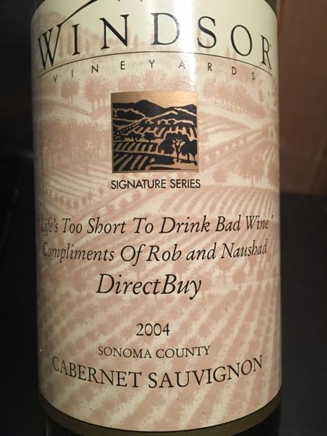 2020 Windsor Vineyards Cabernet Sauvignon Signature Series Sonoma ...