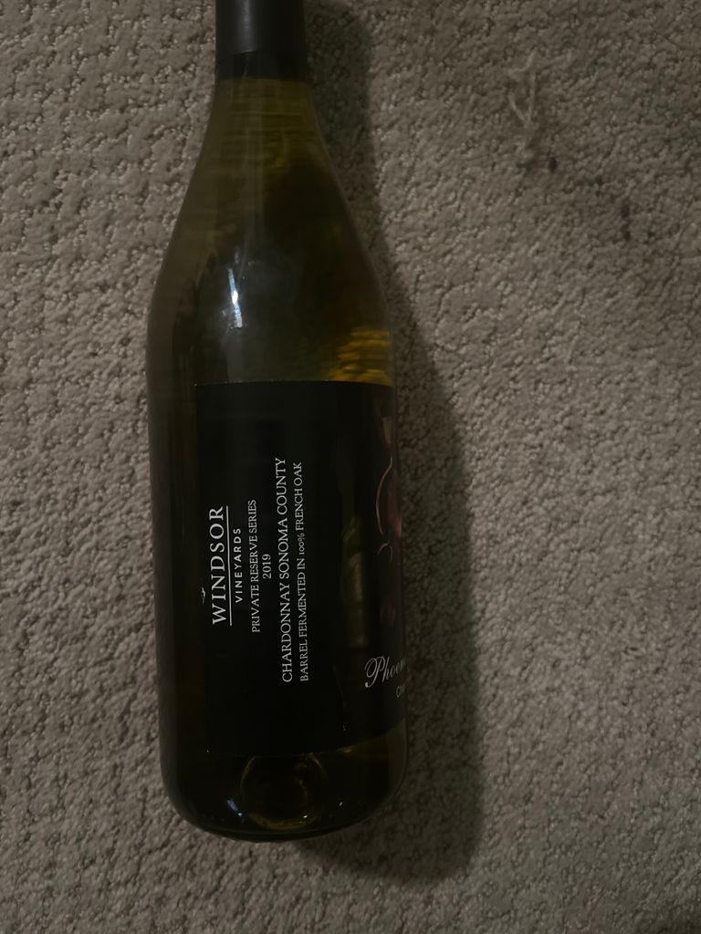 2021 Windsor Vineyards Chardonnay Private Reserve, USA, California ...