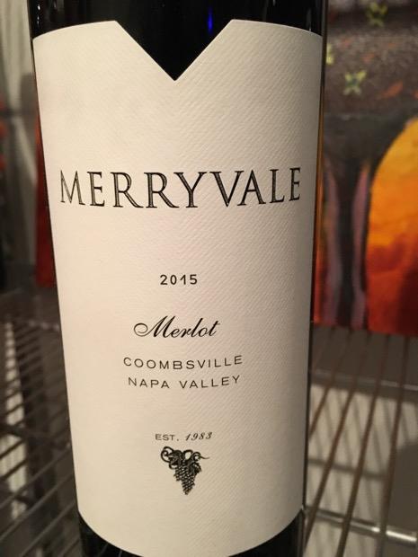2015 Merryvale Merlot, USA, California, Napa Valley, Coombsville ...
