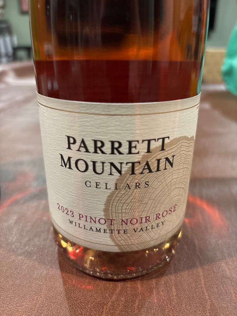 2023 Parrett Mountain Pinot Noir Rosé, USA, Oregon, Willamette Valley ...