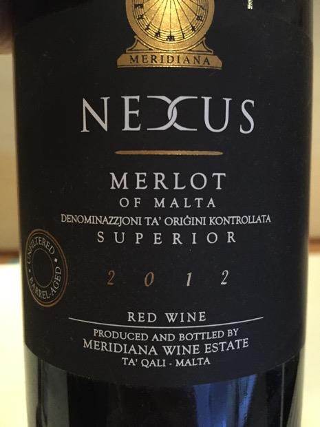 2014 Meridiana Merlot Nexus, Malta, IGT Maltese Islands - CellarTracker