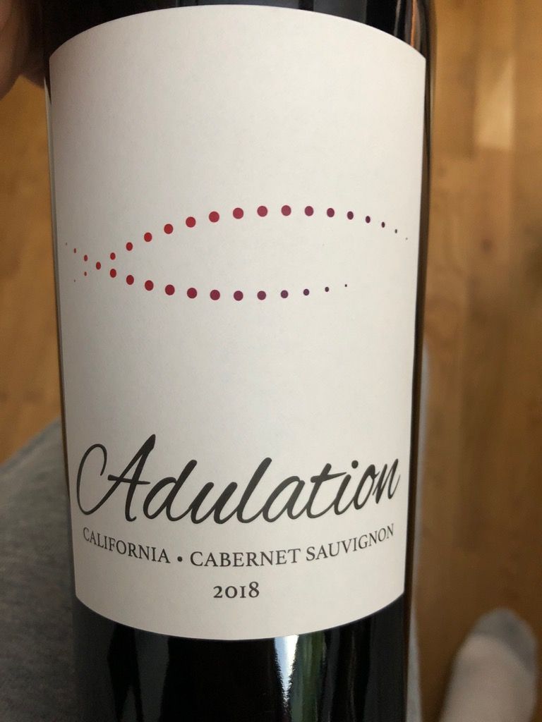2016 Adulation Cabernet Sauvignon, USA, California, Napa Valley ...