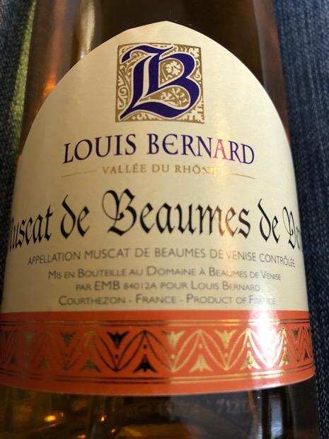 2014 Louis Bernard Muscat de Beaumes-de-Venise Les Murets, France ...