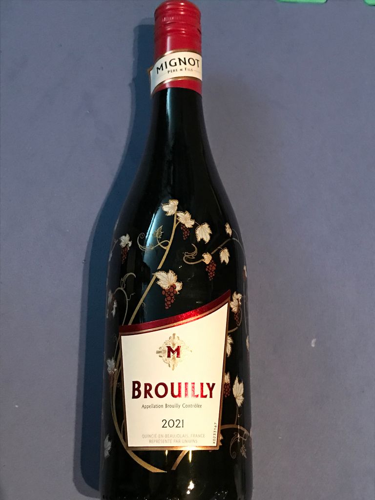 2021 Mignot Père & Fils Brouilly, France, Burgundy, Beaujolais ...