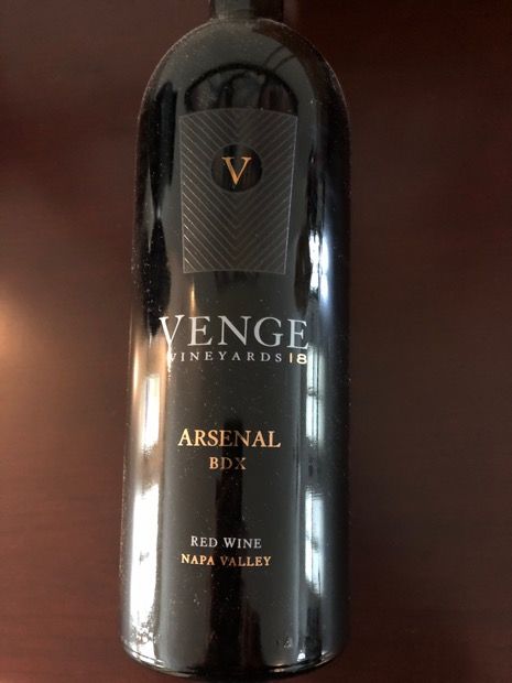 2018 Venge Vineyards Arsenal BDX, USA, California, Napa Valley ...