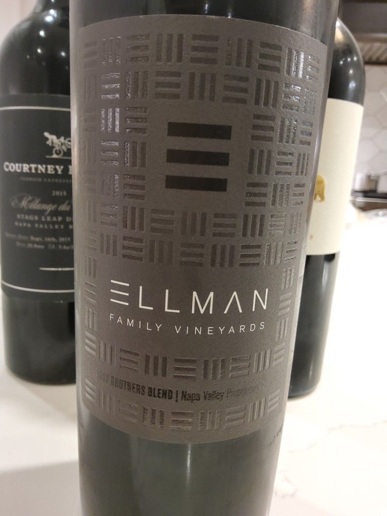 2017 Ellman Family Vineyards BB (Brothers Blend), USA, California, Napa ...
