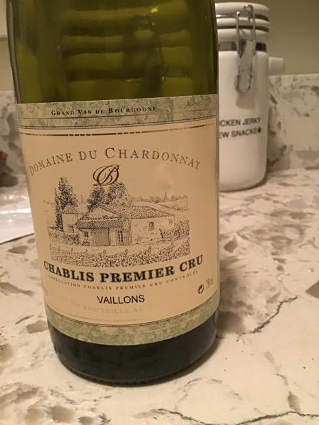 2017 Domaine du Chardonnay Chablis 1er Cru Vaillons, France, Burgundy ...