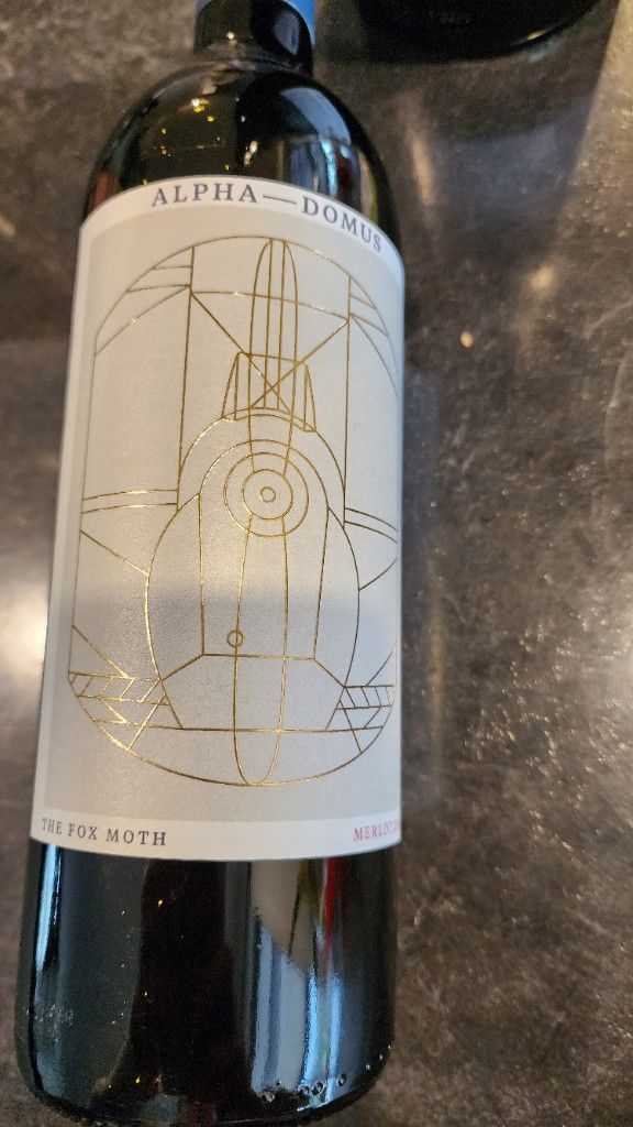 2023 Alpha Domus Merlot Foxmoth, New Zealand, North Island, Hawke's Bay ...