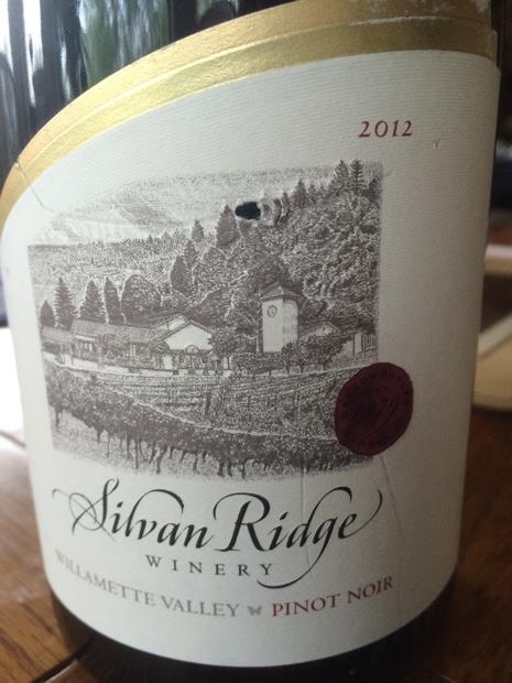 2012 Silvan Ridge Pinot Noir, USA, Oregon, Willamette Valley ...