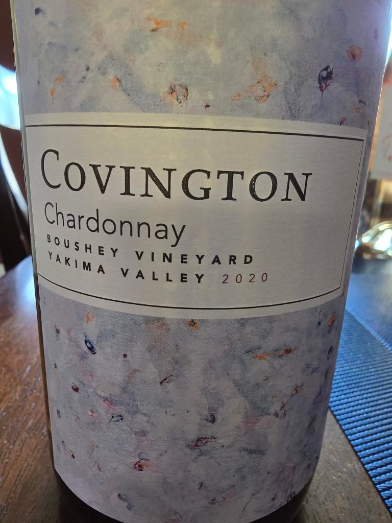 2020 Covington Cellars Chardonnay Boushey Vineyard, USA, Washington ...