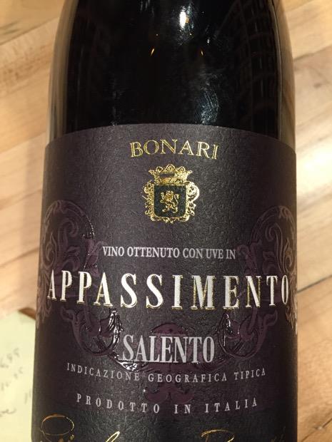 2015 Bonari Appassimento Salento IGT, Italy, Puglia, Salento IGT ...