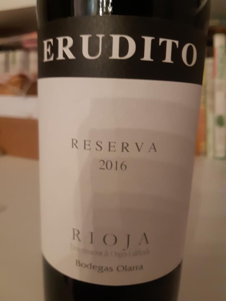 2016 Bodegas Olarra Rioja Erudito Reserva, Spain, La Rioja, Rioja ...