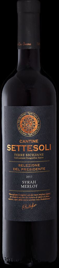 2017 Cantine Settesoli Selezione del Presidente Syrah - Merlot, Italy ...