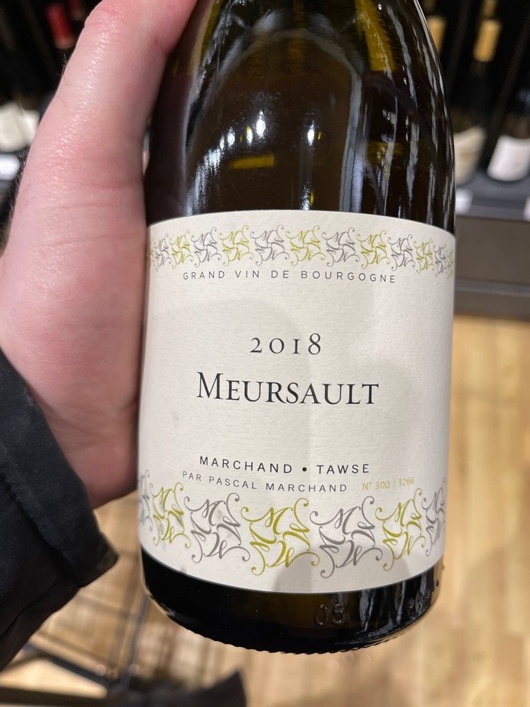 2019 Marchand & Tawse / Pascal Marchand Meursault, France, Burgundy ...