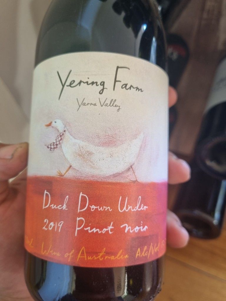 2018 Yering Farm Pinot Noir Duck Down Under, Australia, Victoria, Port ...
