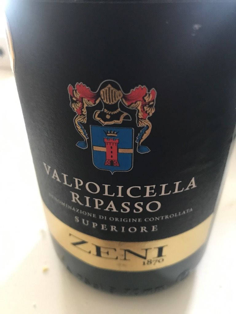 2019 Zeni Ripasso della Valpolicella Classico Superiore, Italy, Veneto ...