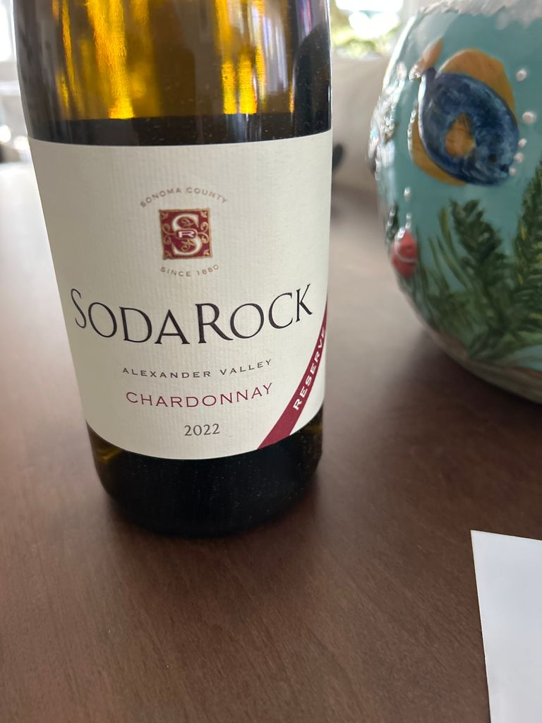 2022 Soda Rock Winery Chardonnay Reserve, USA, California, Sonoma ...