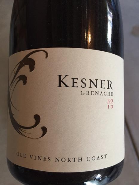 2015 Kesner Grenache, USA, California, Sonoma County, Sonoma Coast ...