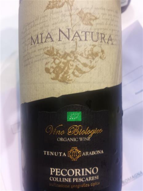 2021 Tenuta Arabona Pecorino Mia Natura Colline Pescaresi IGT, Italy ...
