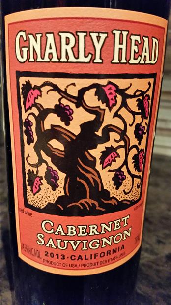 2013 Gnarly Head Cabernet Sauvignon, USA, California - CellarTracker