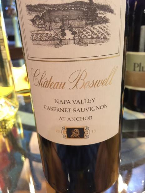 2013 Château Boswell Cabernet Sauvignon At Anchor, USA, California ...