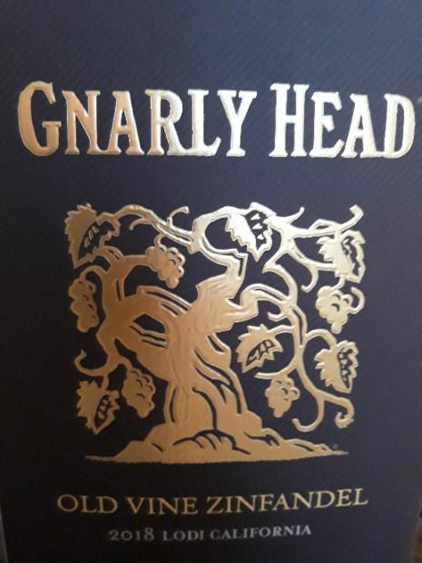 2018 Gnarly Head Zinfandel Gnarlier Head Old Vine Zin Sommer's Vineyard ...