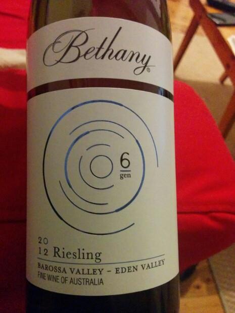 2011 Bethany Riesling, Australia, South Australia, Barossa, Eden Valley ...