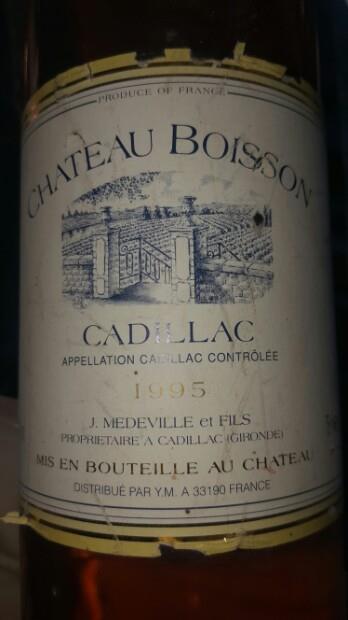 1994 Château Boisson, France, Bordeaux, Entre-Deux-Mers, Cadillac ...
