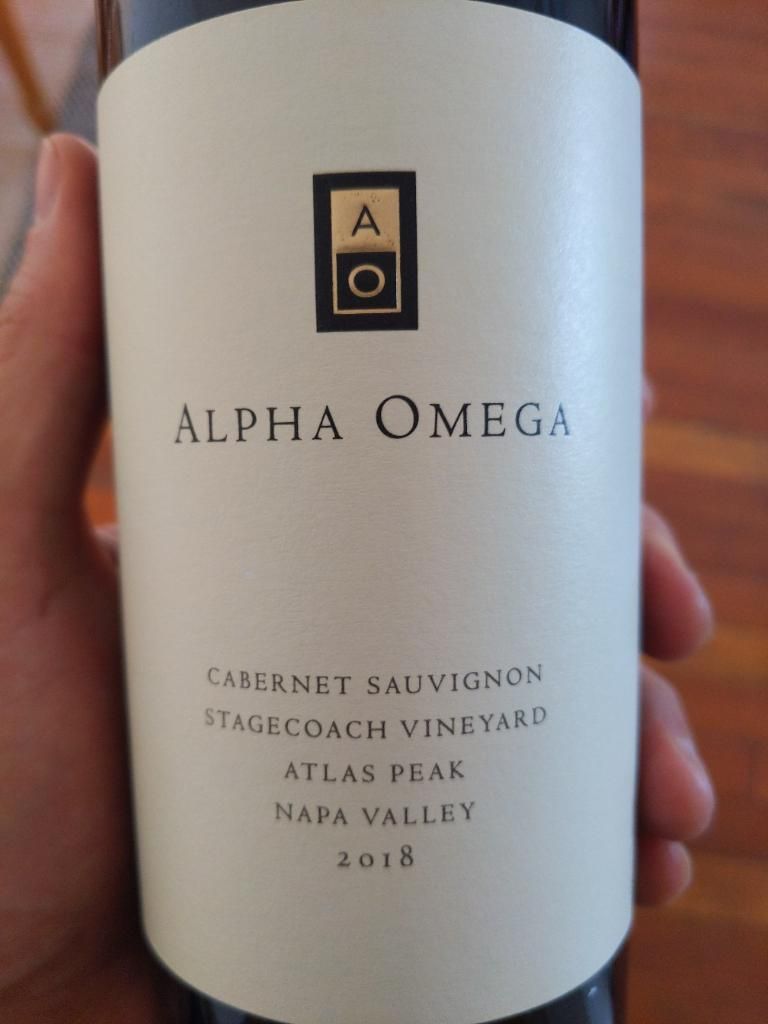 2018 Alpha Omega Cabernet Sauvignon Stagecoach Vineyard, USA ...