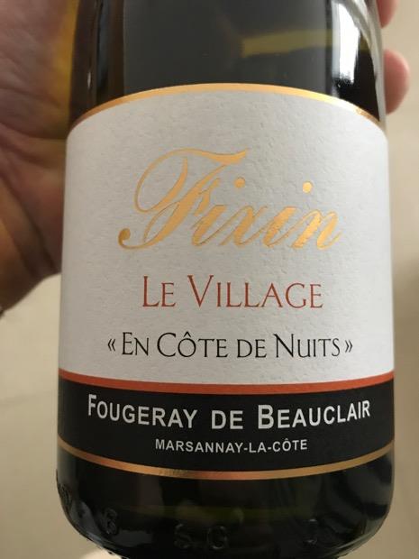 2015 Fougeray de Beauclair Marsannay Blanc, France, Burgundy, Côte de ...