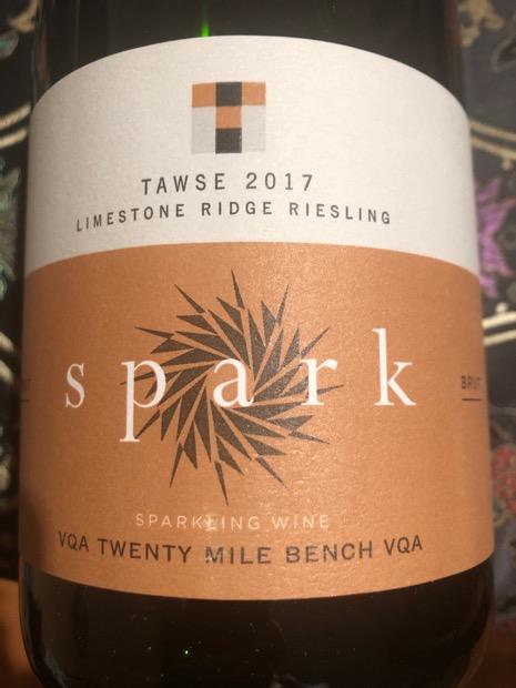 2017 Tawse Riesling Spark Limestone Ridge, Canada, Ontario, Niagara ...