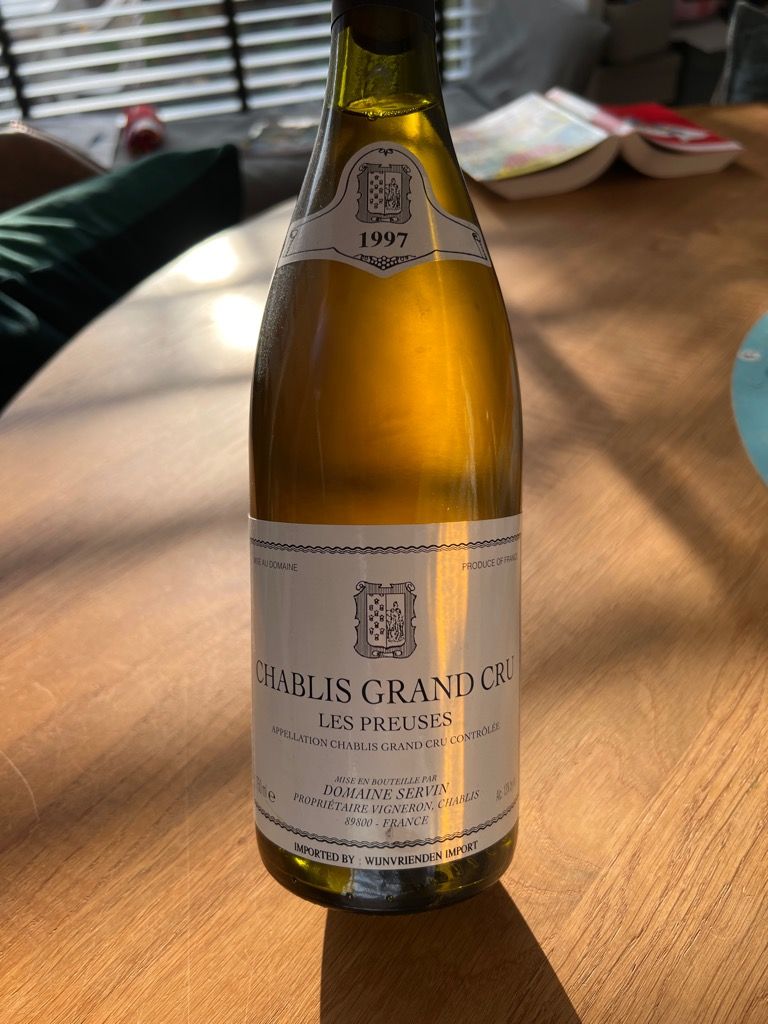 1997 Domaine Servin Chablis Grand Cru Les Preuses, France, Burgundy ...