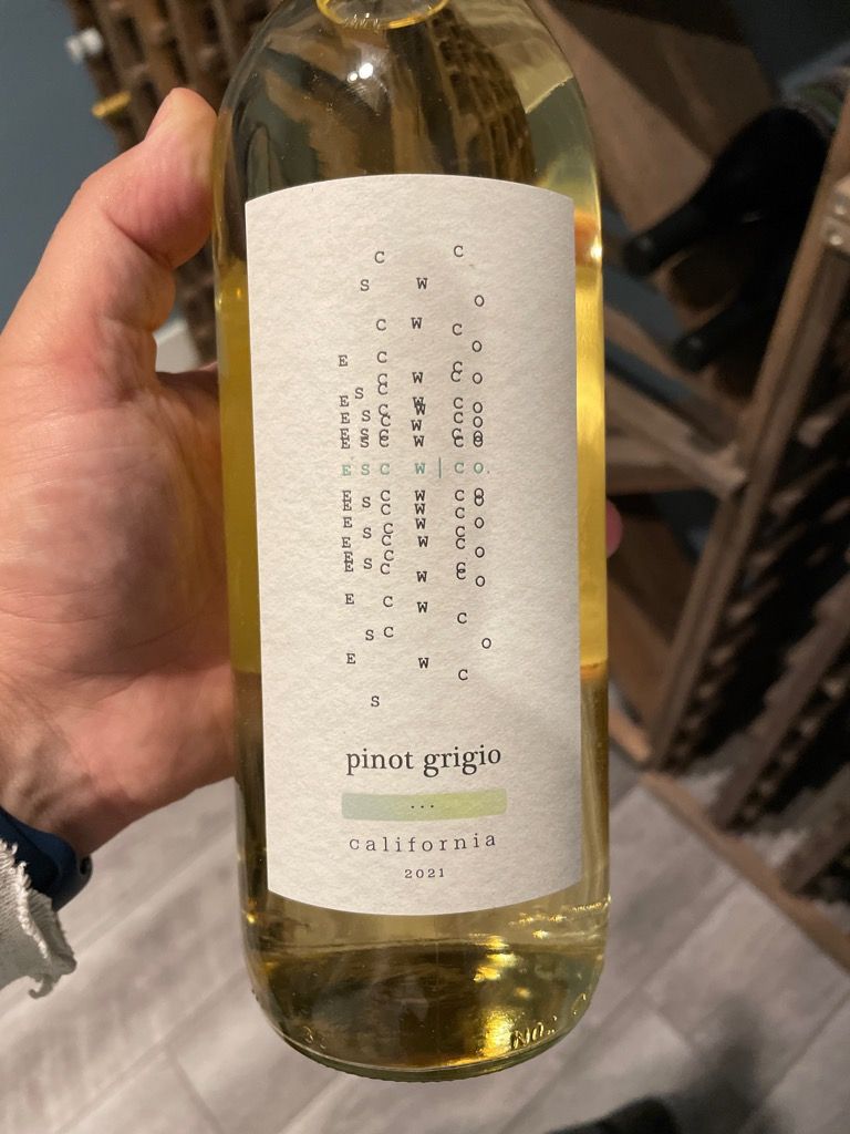 2021 ESC with Co Pinot Grigio, USA, California - CellarTracker