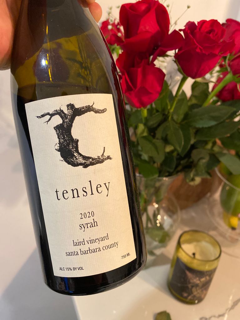 2021 Tensley Syrah Laird Vineyard, USA, California, Central Coast ...