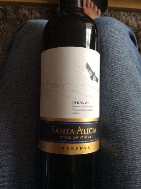 2013 Santa Alicia Merlot Reserva, Chile, Maipo Valley - CellarTracker