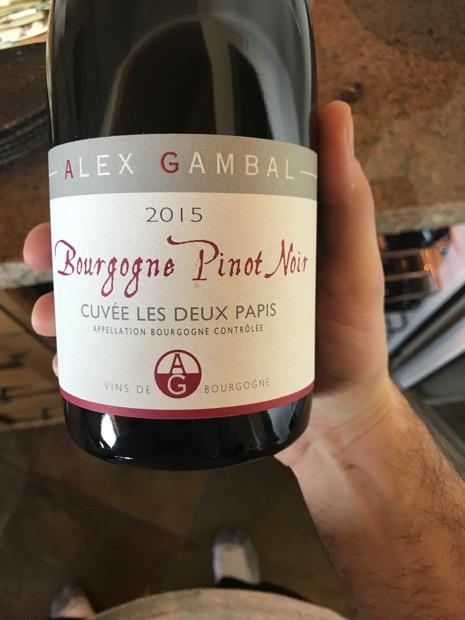 2015 Maison Alex Gambal Bourgogne Cuvée Les Deux Papis, France ...